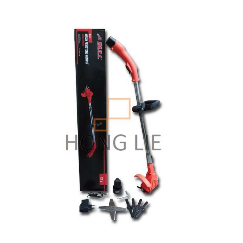 Promo Bull Mesin Potong Rumput Baterai Batere Cordless Diskon 24% di ...