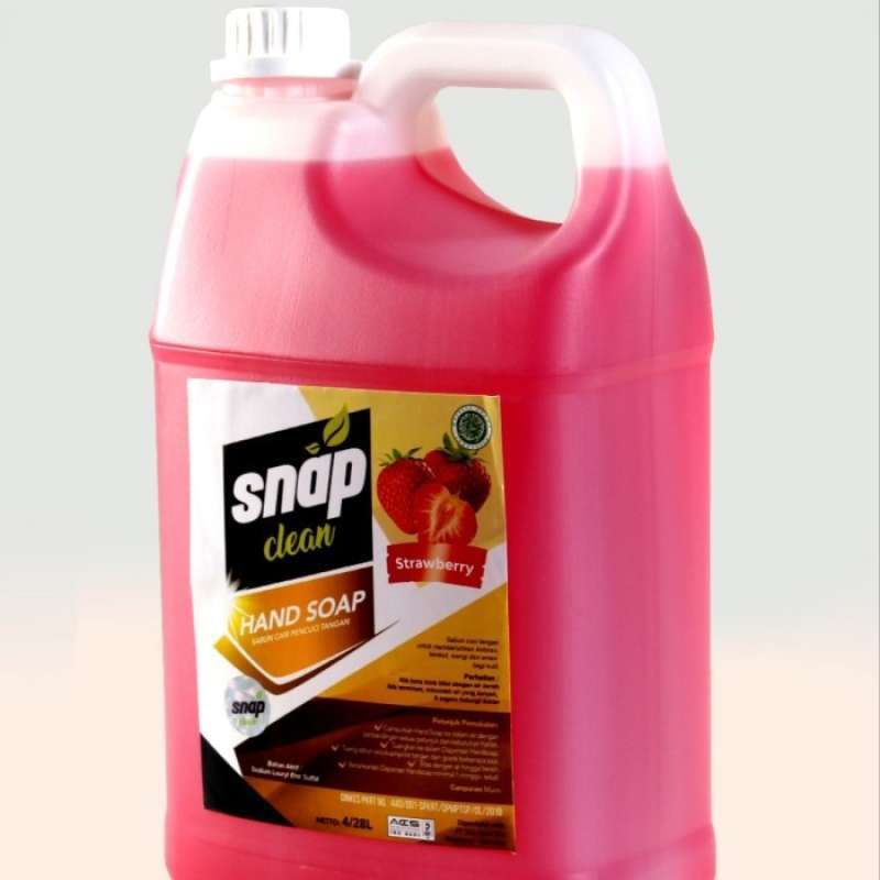 Jual Sabun Cuci Tangan Hand Soap Snap Clean 4 Liter (keluar Kota) Di ...