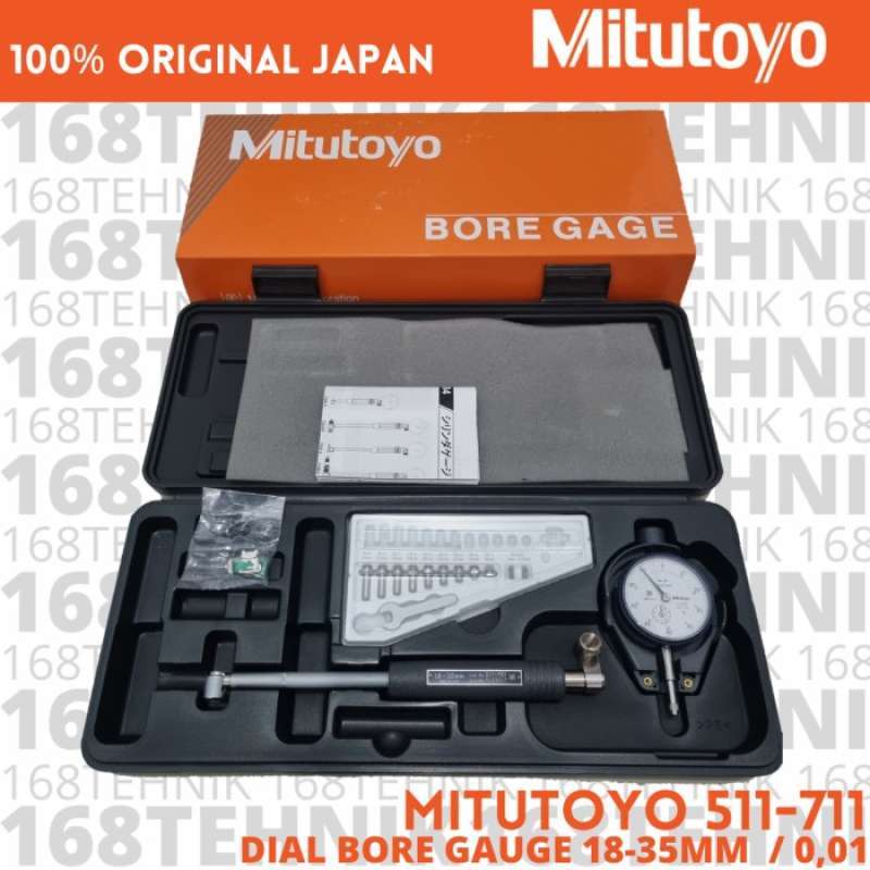 Jual Mitutoyo 511-711 Dial Bore Gauge 18-35/0.01mm / Cylinder Bore Gage ...