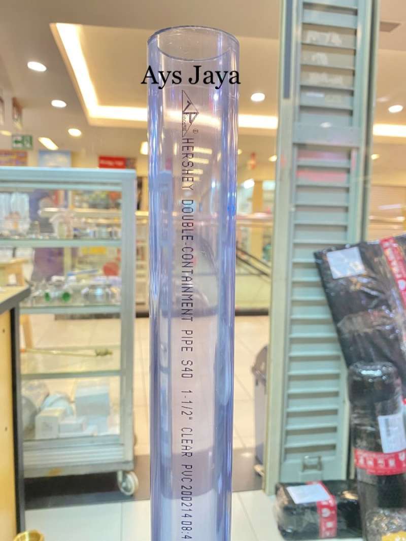 Promo Pipa / Pipa PVC Bening / Clear / Transparan 1 1/4 Inchi Inchi DN ...