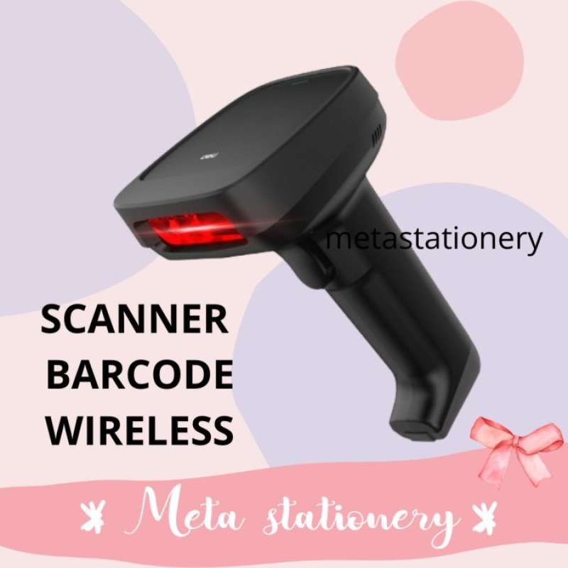 Promo Barcode Scanner / Alat Pembaca Barcode Wireless 14953w Diskon 23% ...