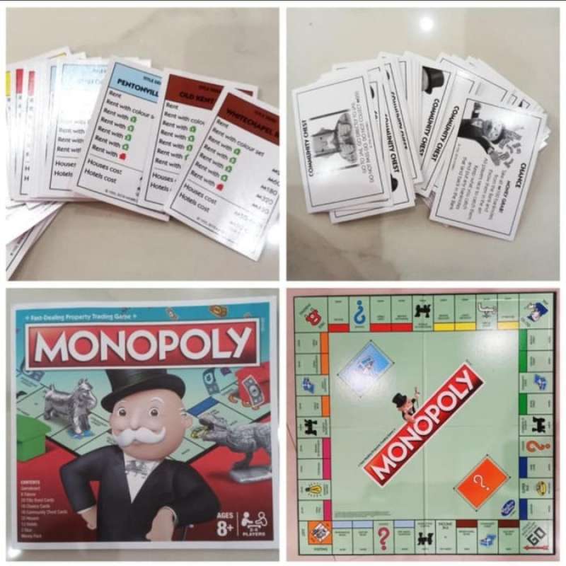 Promo Monopoly Classic Original Hasbro Board Game - Permainan Monopoli ...
