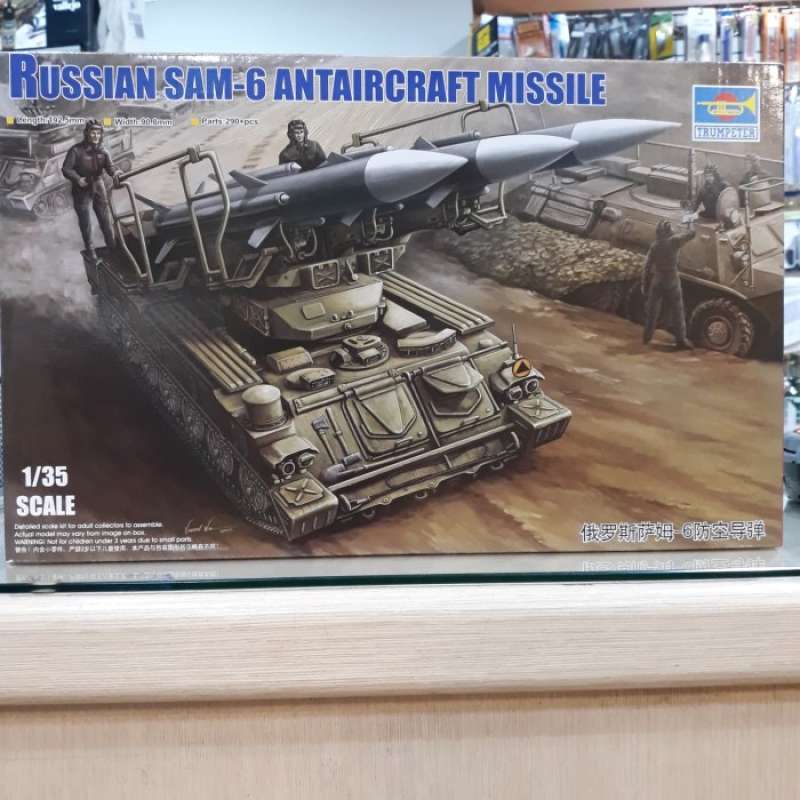 Promo Model Kit Trumpeter 1/35 Russian SAM-6 ANTI AIRCRAFT MISSILE ...