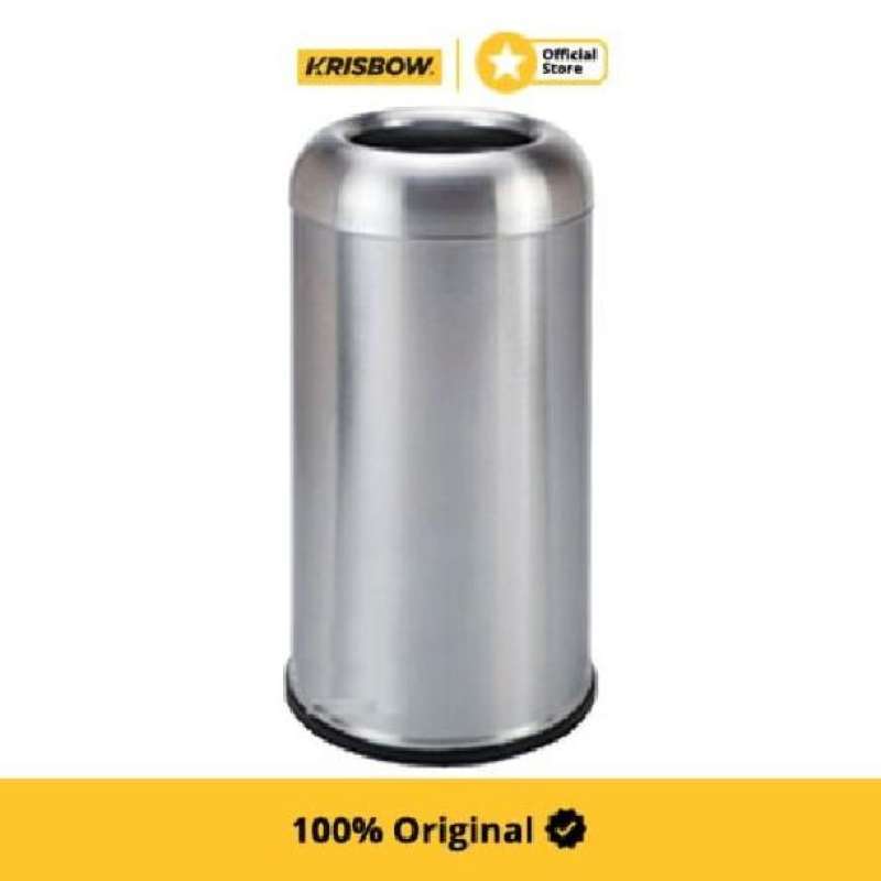 Jual Krisbow Dust Bin Round Tempat Sampah Stainless Steel 66 Ltr Di Seller Krisbow Indonesia ...