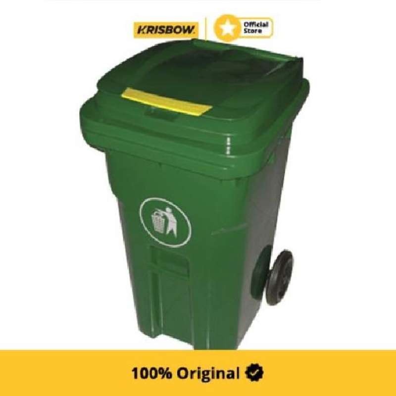 Jual Krisbow Dust Bin Tempat Sampah Outdoor 100 Ltr - Hijau di Seller Krisbow Indonesia - Pasir ...
