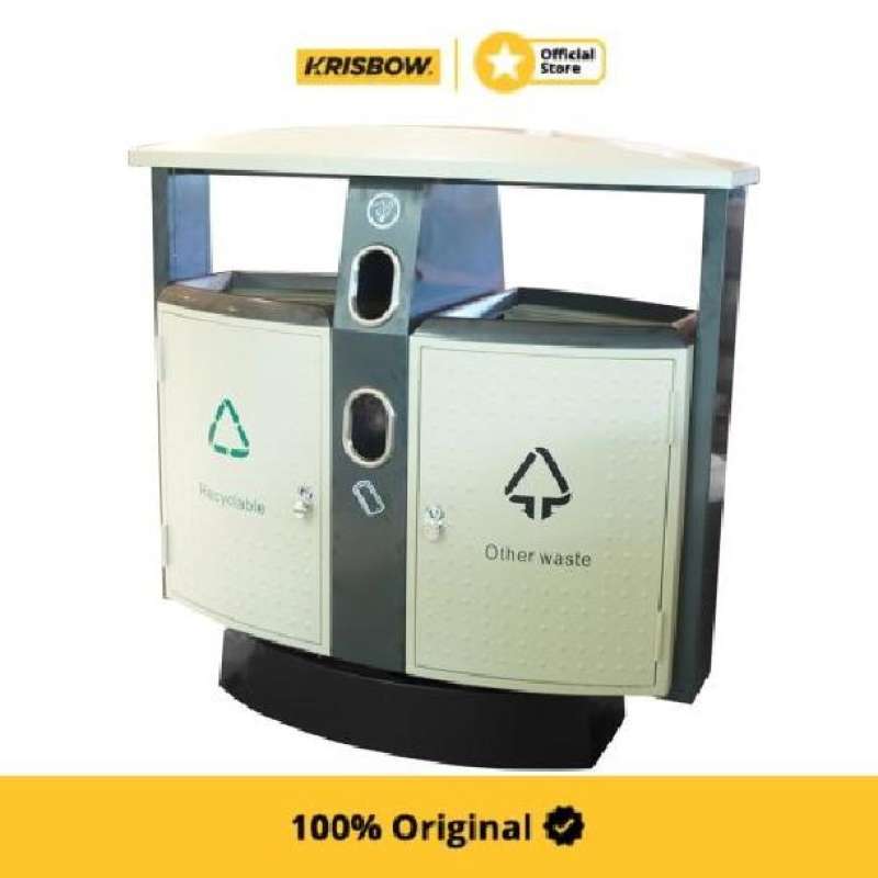 Jual Krisbow Dust Bin Tempat Sampah Daur Ulang Outdoor Di Seller Krisbow Indonesia Official ...