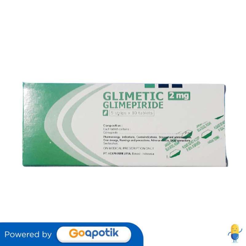 Jual GLIMETIC 2 MG BOX 50 TABLET di Seller Apotek Felix - Sungai Jawi ...