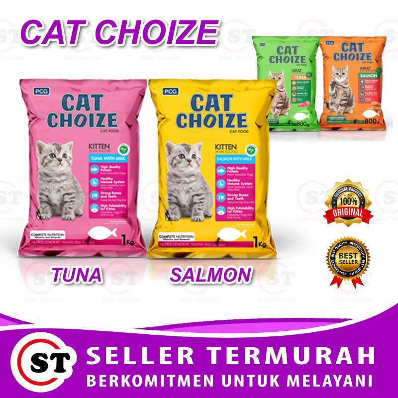 Promo Cat Choize Kitten Cat Food Tuna Milk 1 Kg / Makanan Anak Kucing ...