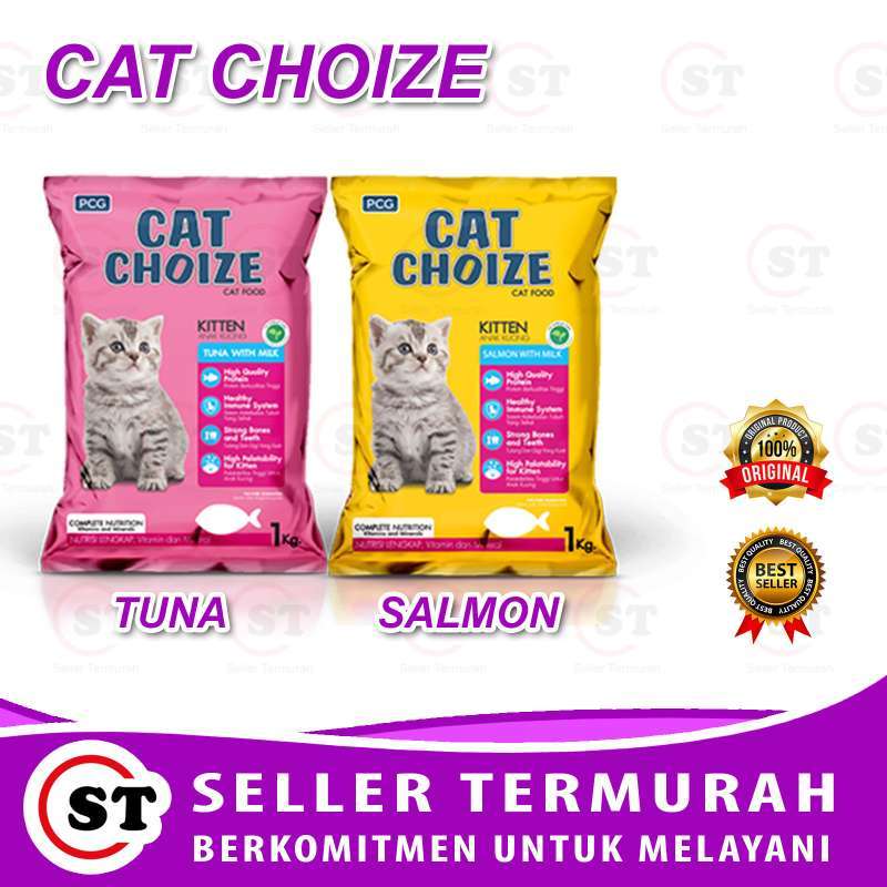 Promo Cat Choize Kitten Cat Food Tuna Milk 1 Kg / Makanan Anak Kucing ...