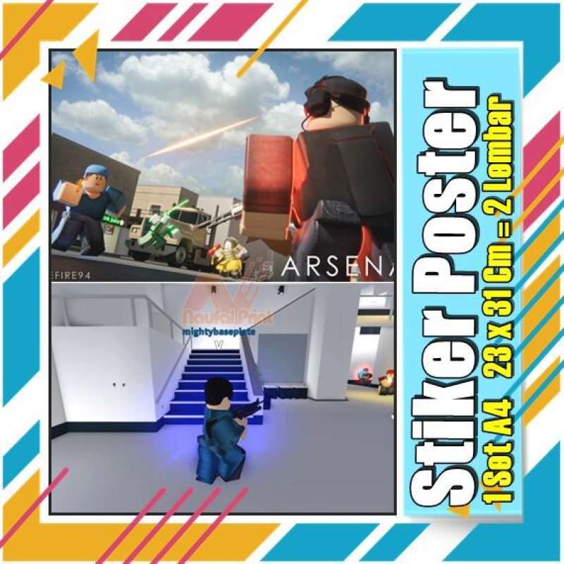 Jual Stiker Label Roblox Game Gamer Android Anak A4 Buku Pelajaran Anak ...