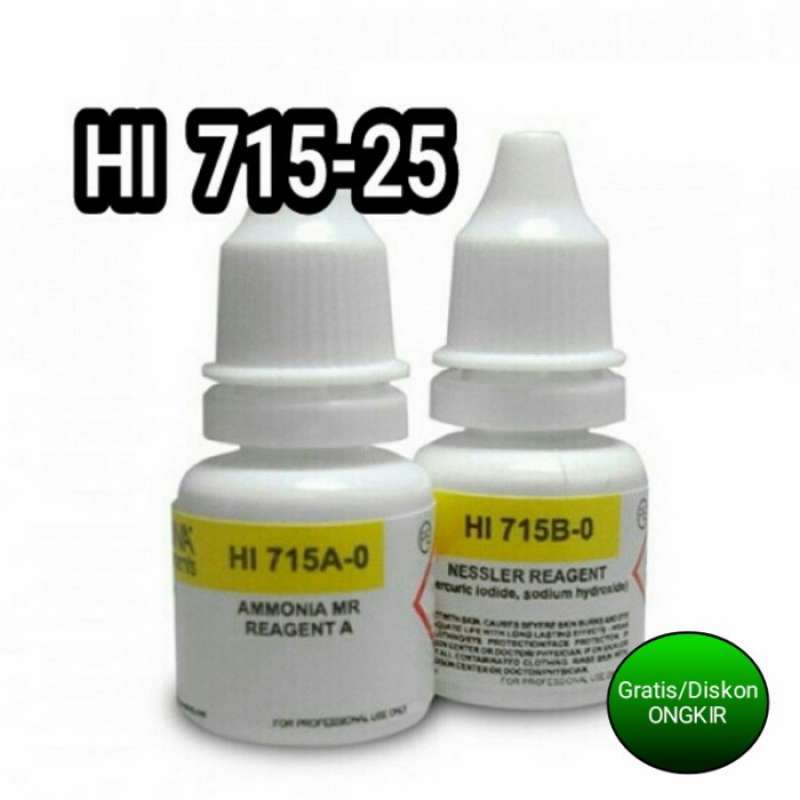 Promo Hanna Hi-715-25 Reagents For Hi-715 Ammonia Medium Range CheckerÂ®Hc Diskon 17% di Seller ...