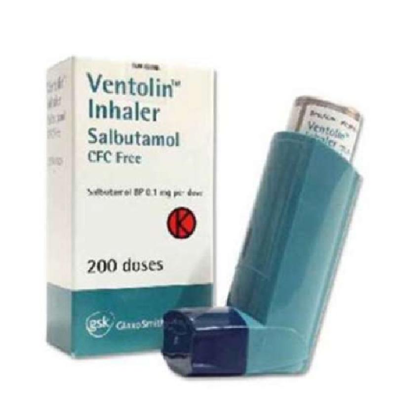 Jual Ventolin Inhaler 100 mcg 200 Doses - Obat Asma Inhaler - Halodoc ...
