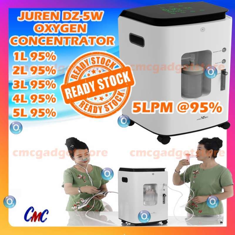 Jual Juren DZ-5W Oxygen Concentrator 5L Oksigen 5LPM Mirip Yuwell 8F ...