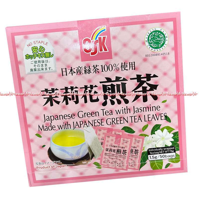 Jual Osk Japanese Green Tea With Jasmine Isi 50bag Teh Macha Teh Hijau Celup - Coklat Di Seller ...