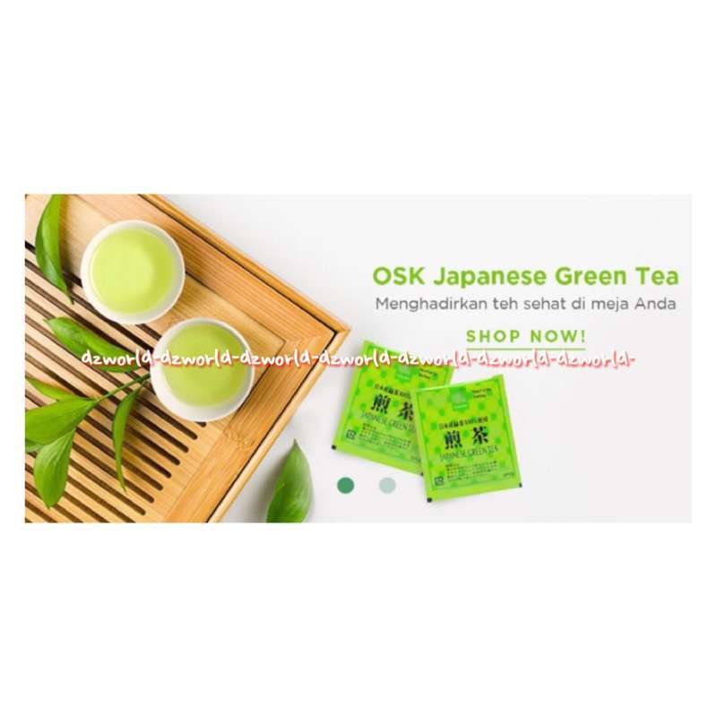 Jual Osk Japanese Green Tea With Jasmine Isi 50bag Teh Macha Teh Hijau ...