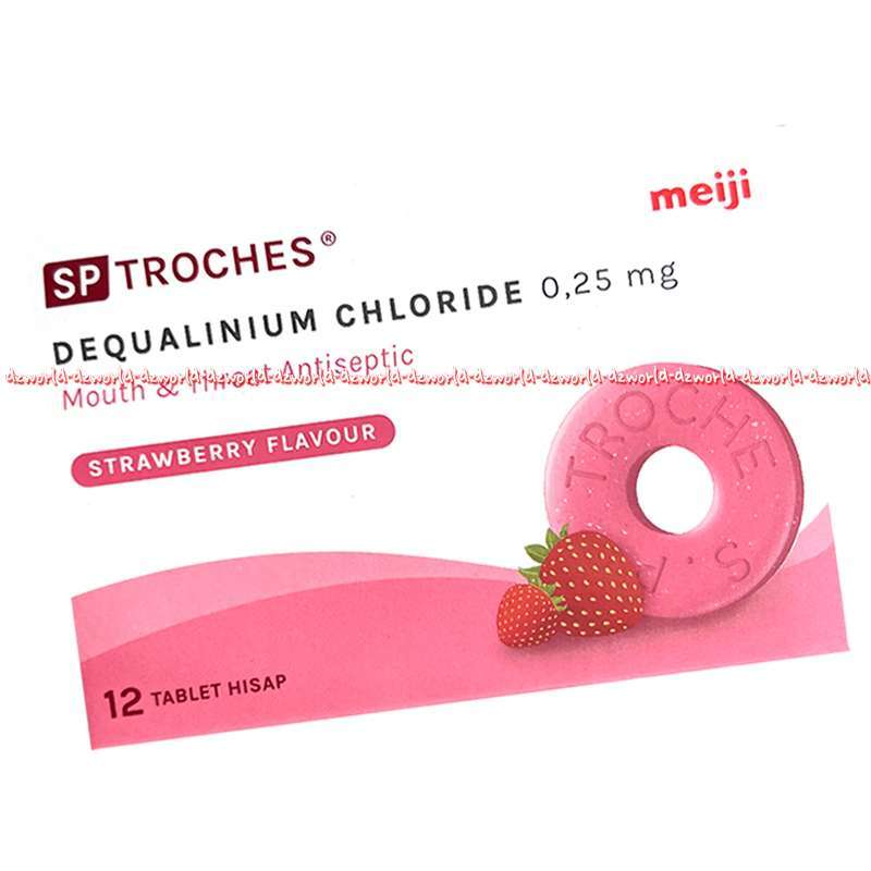 Jual Meiji Sp Troches Dequalinium Chloride 12tablet Melon Flavour Hisap ...