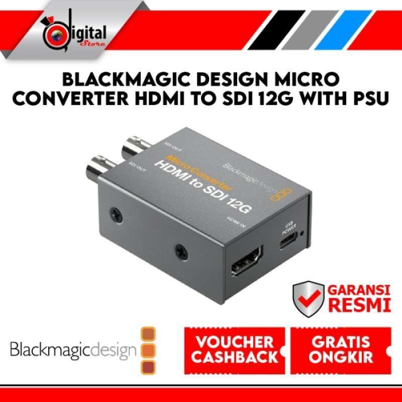 Jual Blackmagic Design Micro Converter Hdmi To Sdi 12g With Psu Di ...