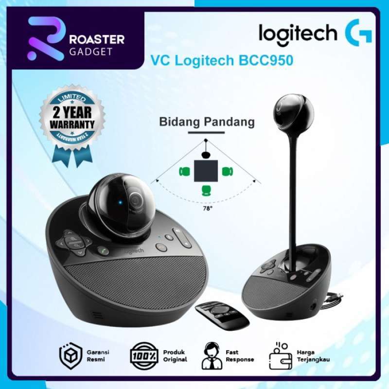 Promo Logitech BCC950 ConferenceCam Video Conferencing Camera - Garansi ...