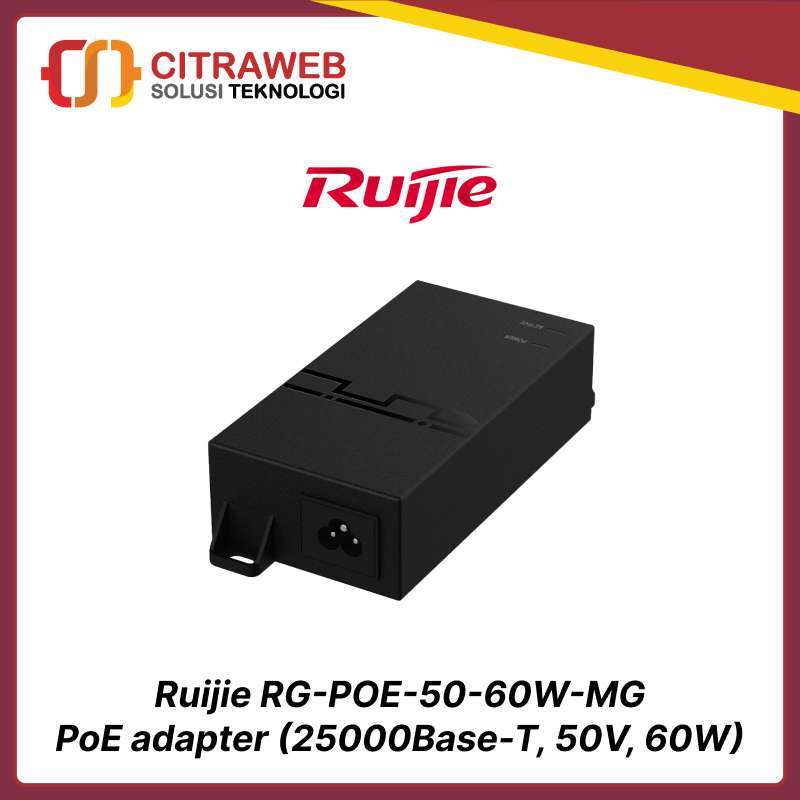Jual Ruijie RG-POE-50-60W-MG PoE adapter 25000Base-T 50V 60W di Seller ...