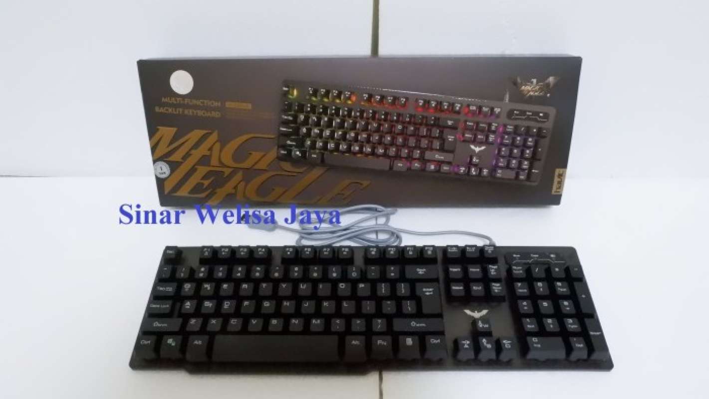 Promo Havit Backlit Magic Eagle Gaming Keyboard (HV-KB414L) Diskon 23% ...