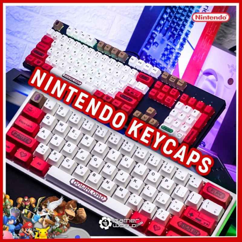 Jual Keycaps Super Nintendo 108 PBT Dyesub for Mechanical Gaming ...