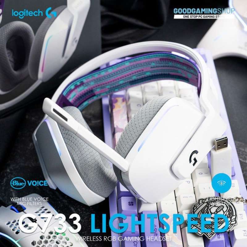 Jual Logitech G733 Lightspeed - Wireless Gaming Headset - Putih Di ...