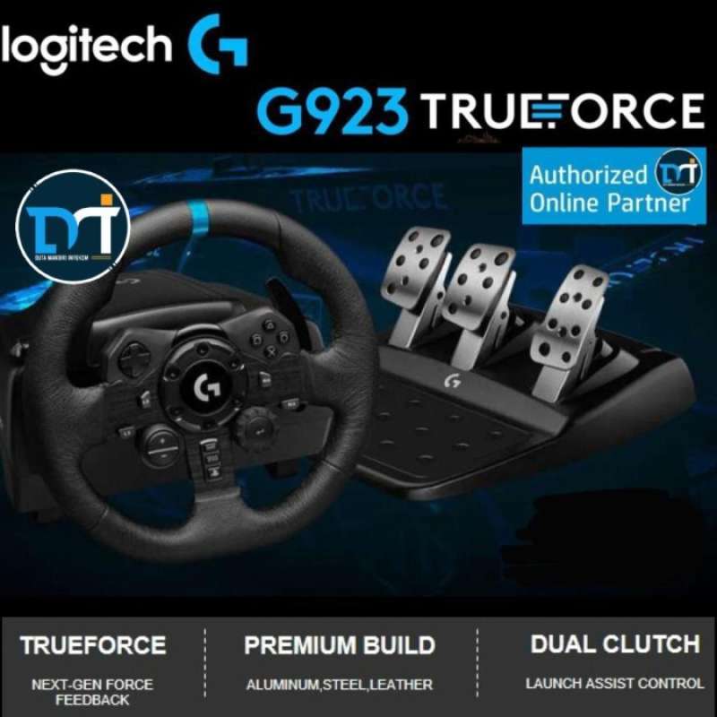 Promo Logitech G923 - TRUEFORCE Sim Racing Wheel & Pedals for PC PS4 ...