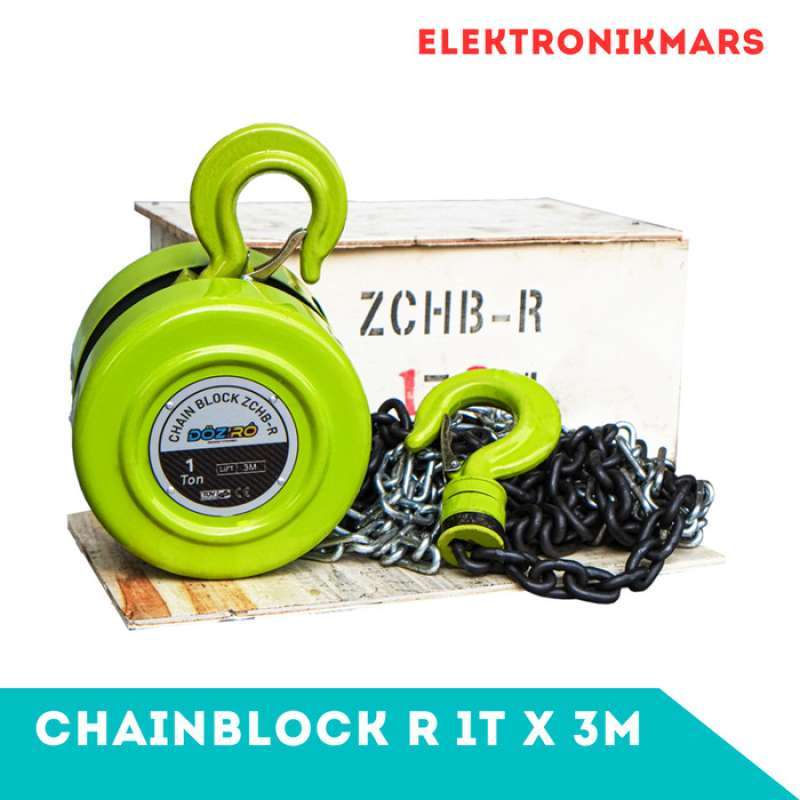 Promo CHAINBLOCK R TAKLE CHAIN BLOCK 1T X 3M HOIST 1 TON 3METER KATROL ...