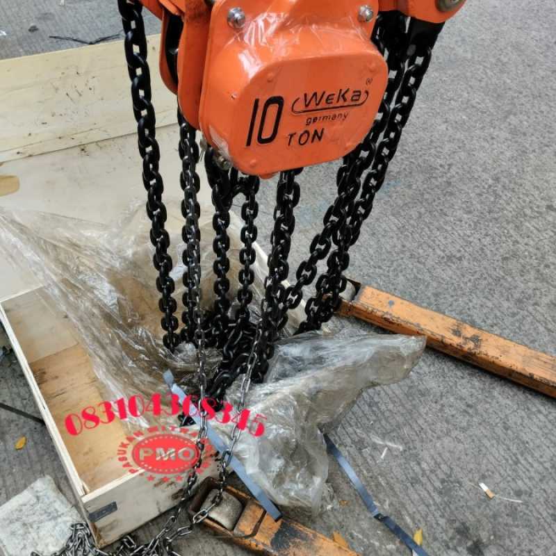 Promo Chain Block Weka Germany 10 Ton X 10 Meter Chain Hoist Manual ...