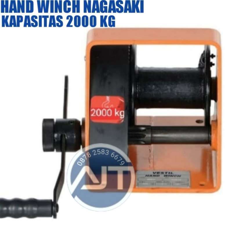 Promo (AJT)KATROL KEREKAN 2000 KG NAGASAKI HAND WINCH KATROL DEREK ...