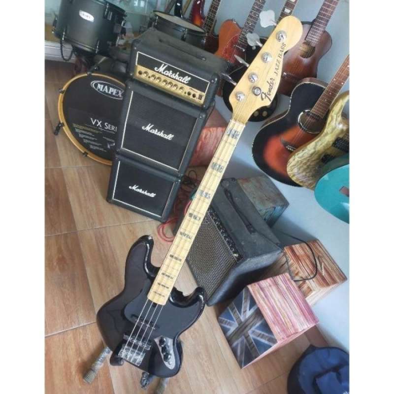 Jual Gitar Jazz Bass Hitam Di Seller Plaza Ambarukmo - Cengkareng Timur ...