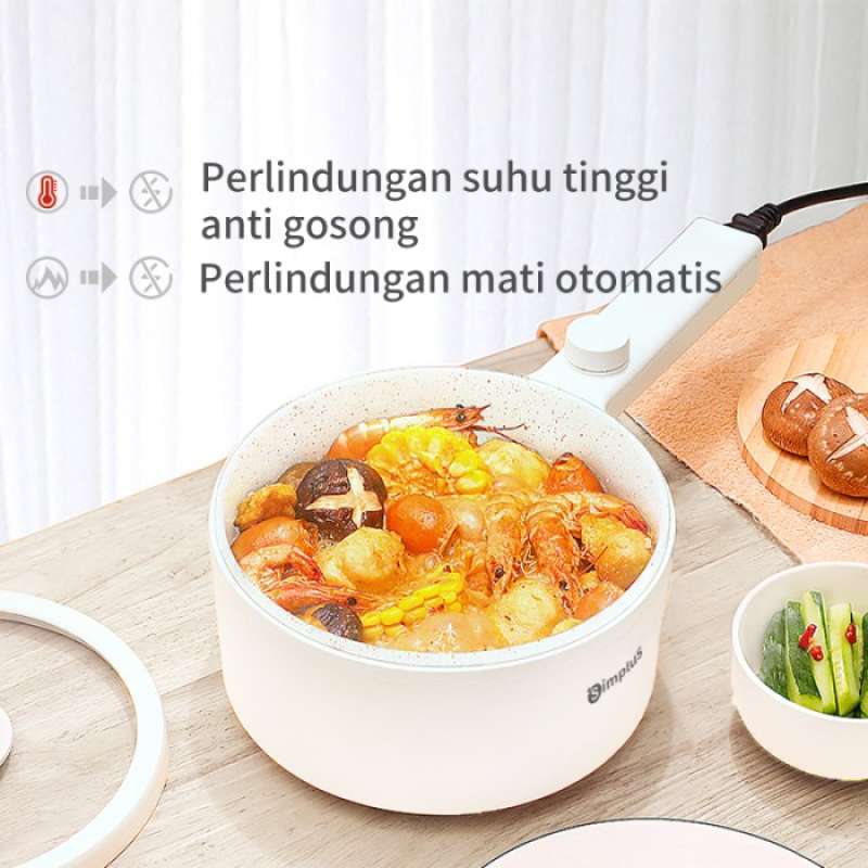 Jual Simplus Panci Listrik Serbaguna Low Watt 1.5l Panci Steamer ...