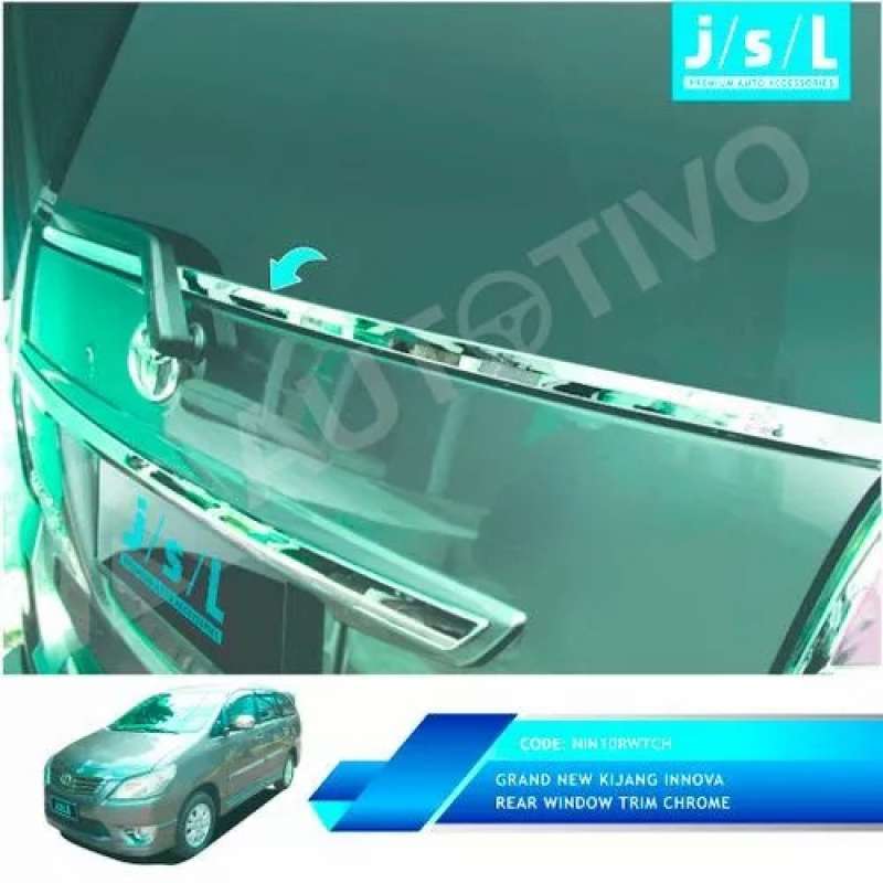 Promo Kijang Innova List Kaca Belakang JSL Krom / Rear Window Trim ...