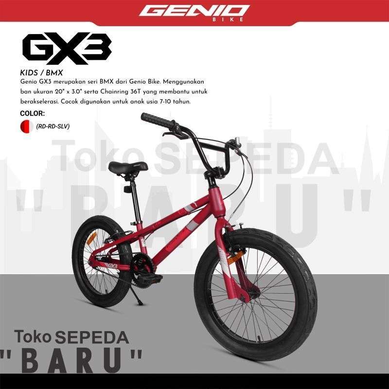 Jual Tb - Sepeda Bmx Genio Gx3 Gx5 Ukuran 20 Inch Di Seller Toko Sepeda ...