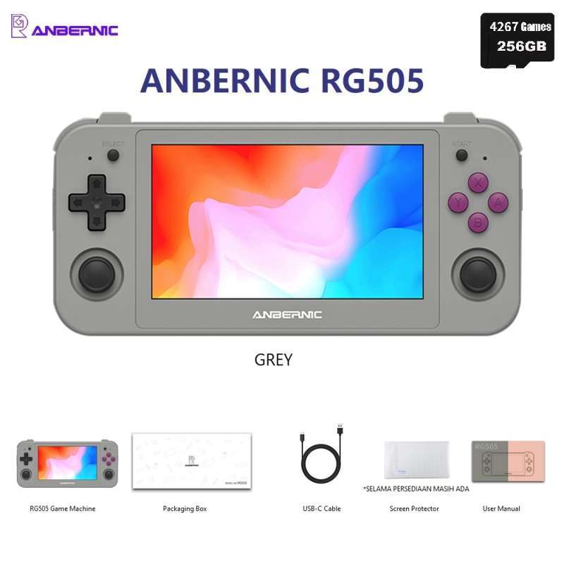 Promo ANBERNIC RG505 256GB - Dual Mode Emulator Retro Game Handheld ...