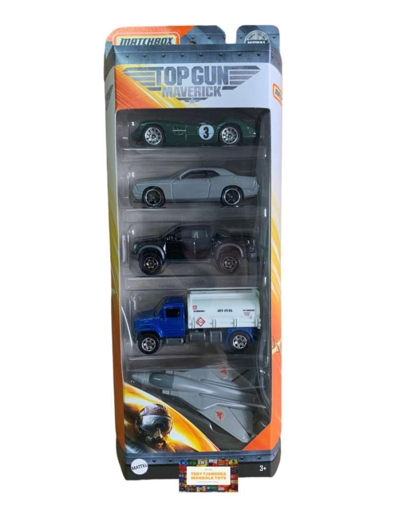 Jual Matchbox 5 Pack Top Gun Maverick with Petrol Pumper di Seller Kim ...