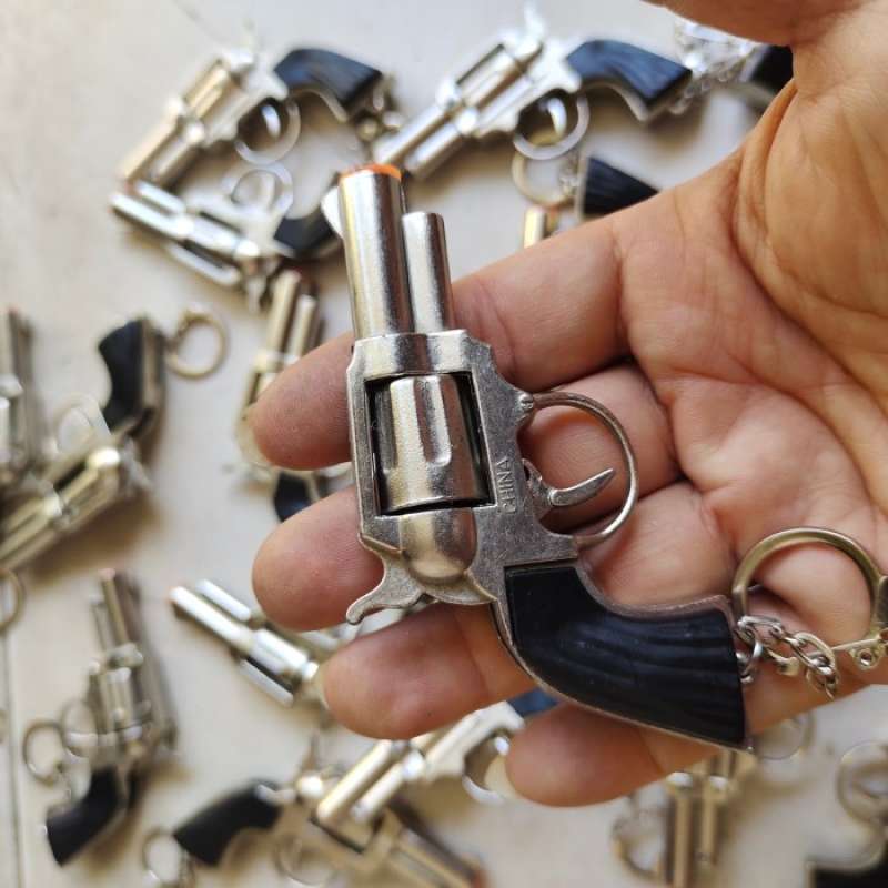Jual Padox Cap Gun Revolver Pistol Dompis Mini Besi Full Metal Die Cast ...