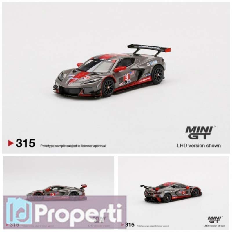 Jual Miniatur Chevrolet Corvette C8R #3 Racing 2021 Mini GT Mobil ...