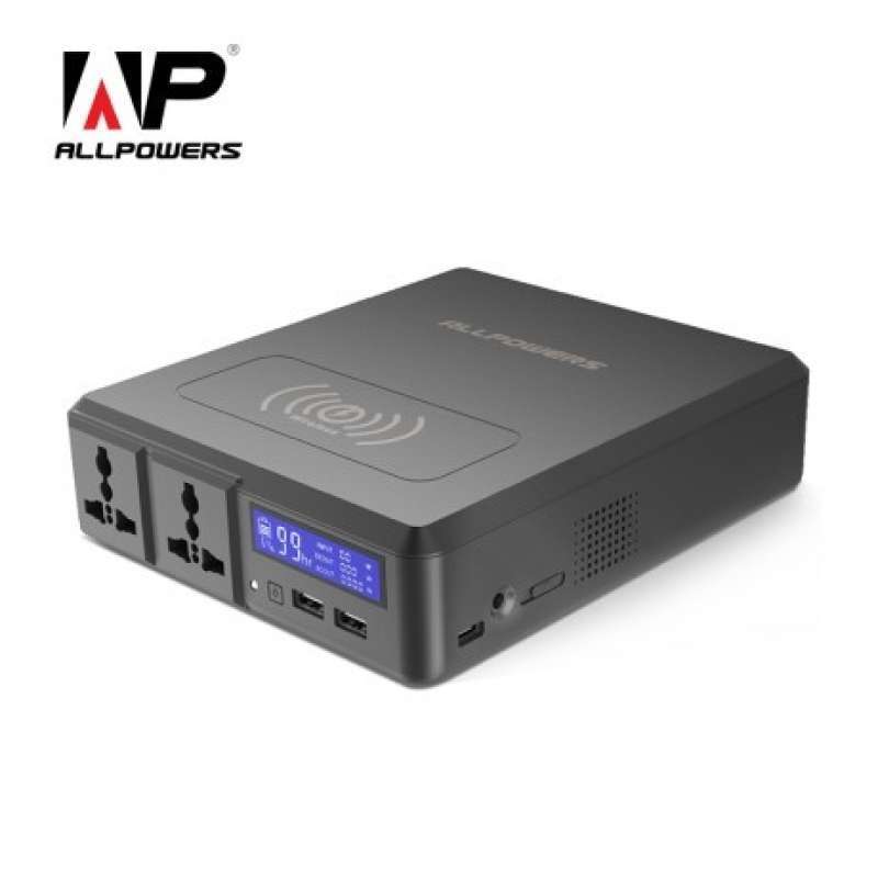 Promo SOLAR INVERTER GENERATOR PORTABLE 200W ALLPOWERS SS-002 WirelesS ...