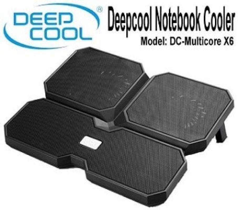 Promo DeepCool Multi Core X6 Notebook Cooler 4Fan Cooling Pad Laptop 15 ...