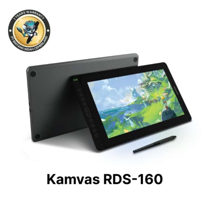 Promo HUION KAMVAS RDS-160 DRAWING TABLET Diskon 23% di Seller Indah Purnama Tech - Tegal Alur ...