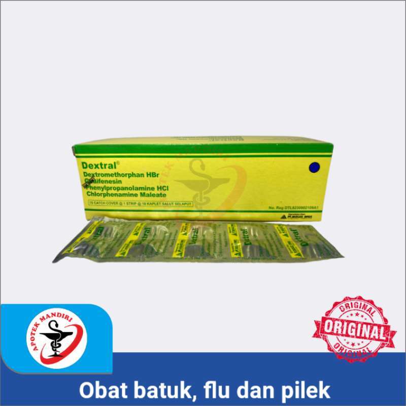 Jual Dextral kaplet 1 strip obat batuk dan pilek di Seller Apotek ...