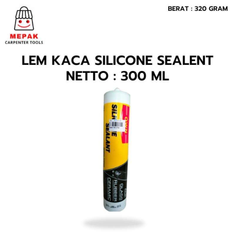 Jual Lem Sealant Silicone Handsome/ Lem Kaca/ Lem Akuarium /lem Botol ...