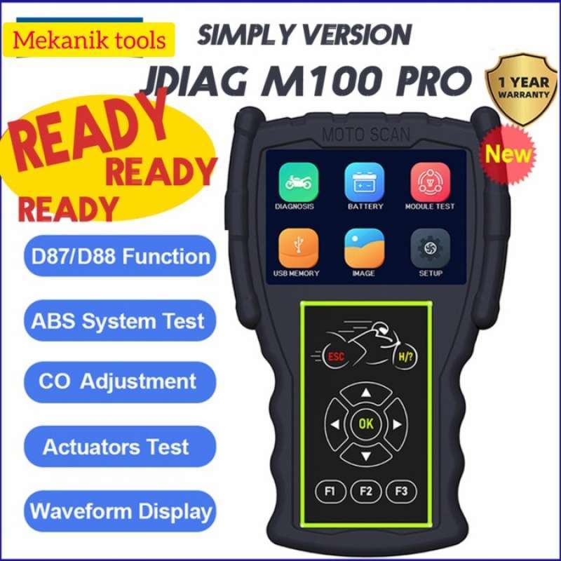 Promo J Diag M 100 Pro Scanner Honda Yamaha Universal Vespa Diskon 17% ...