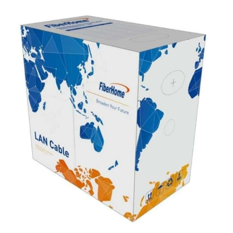 Promo Kabel Lan Utp- Fiberhome Cat6 23awg White Pvc Indoor Diskon 23% ...