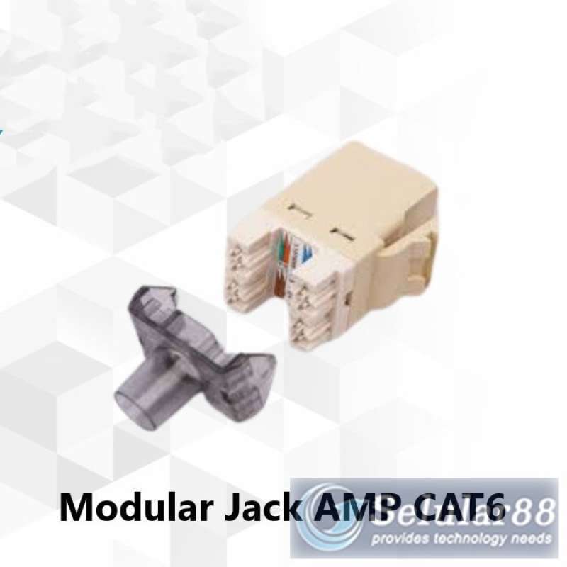 Promo Amp Commscope 1375055-1 Sl110 Series Modular Jack Rj45 Cat6 Cat 6 ...