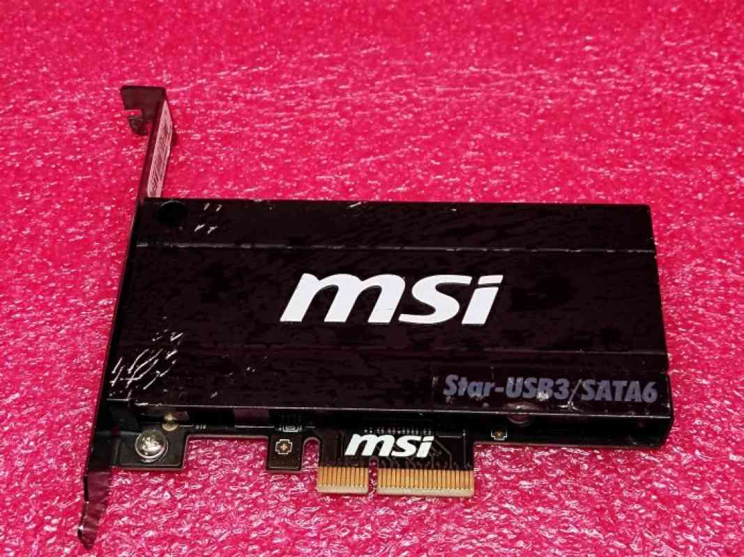 Promo Msi Star Usb3 / Sata6 Pci-e Controller Card Diskon 23% Di Seller ...