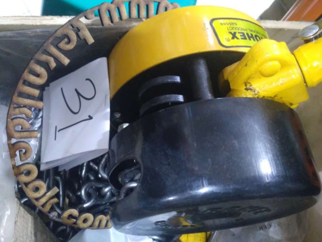 Promo Katrol Rantai Besi 5 Ton Rantai 5 Meter Katrol Rantai Tunggal ...