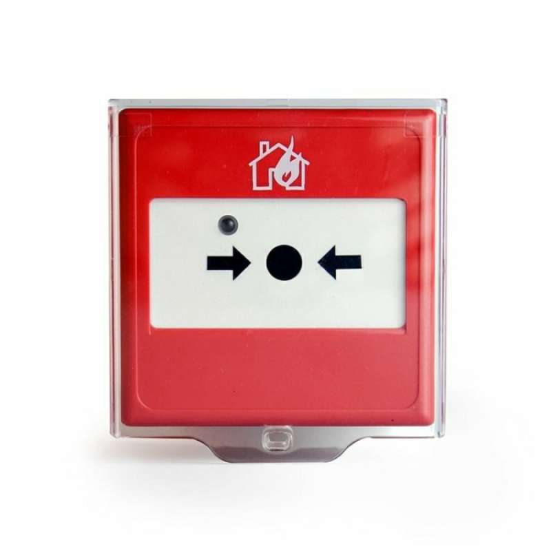 Promo Manual Callpoint Emergency Break Glass Box Red Fire Breakglass ...