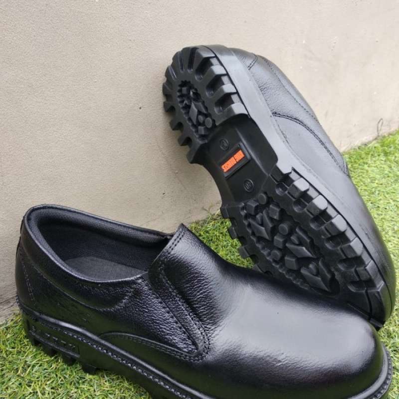 Promo Sapatu Safety kulit asli cocok buat kitcen dan proyek lapangan ...